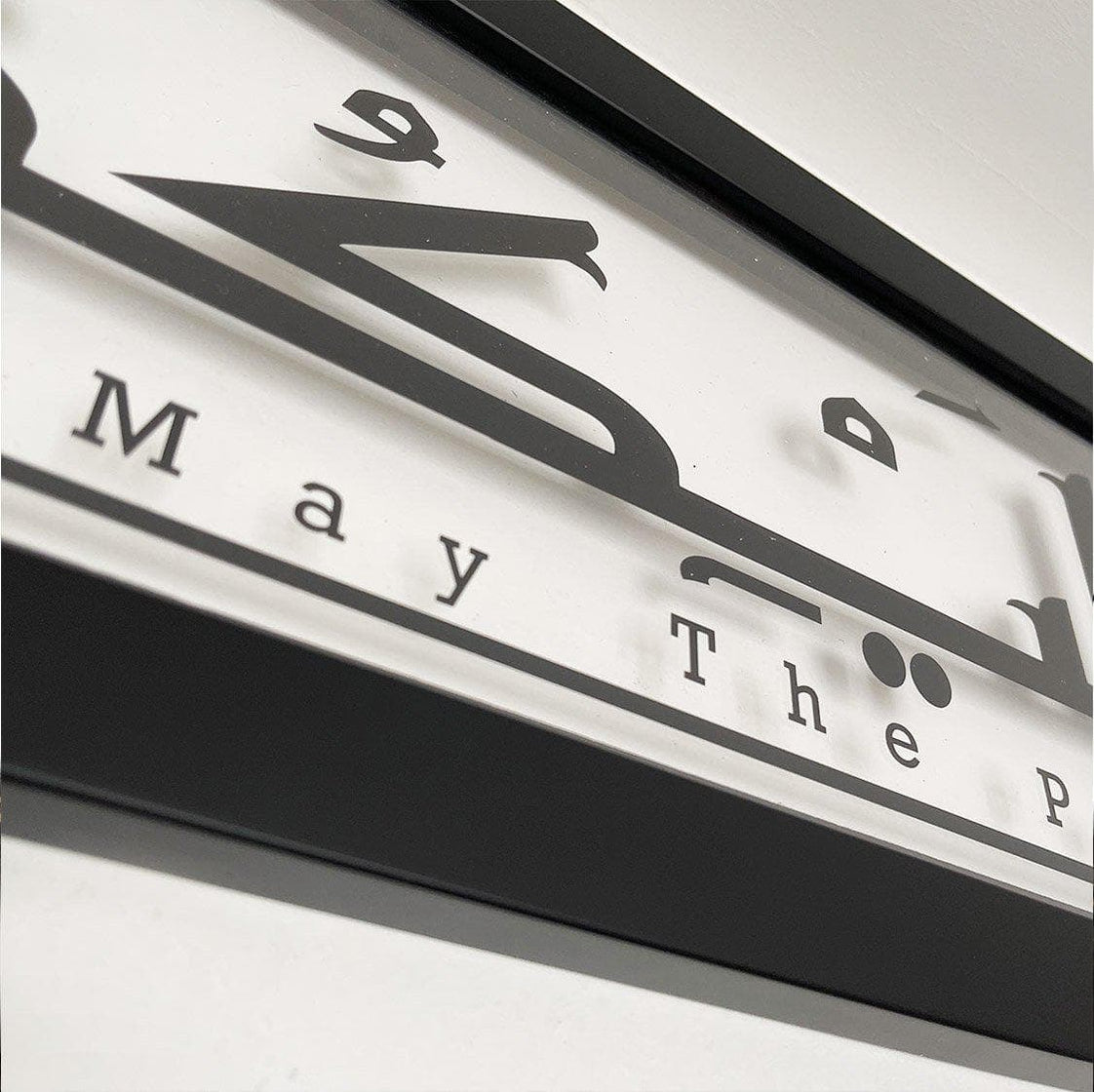 Assalam Kufi Fatimi Perspex Frame — ArtSalwa